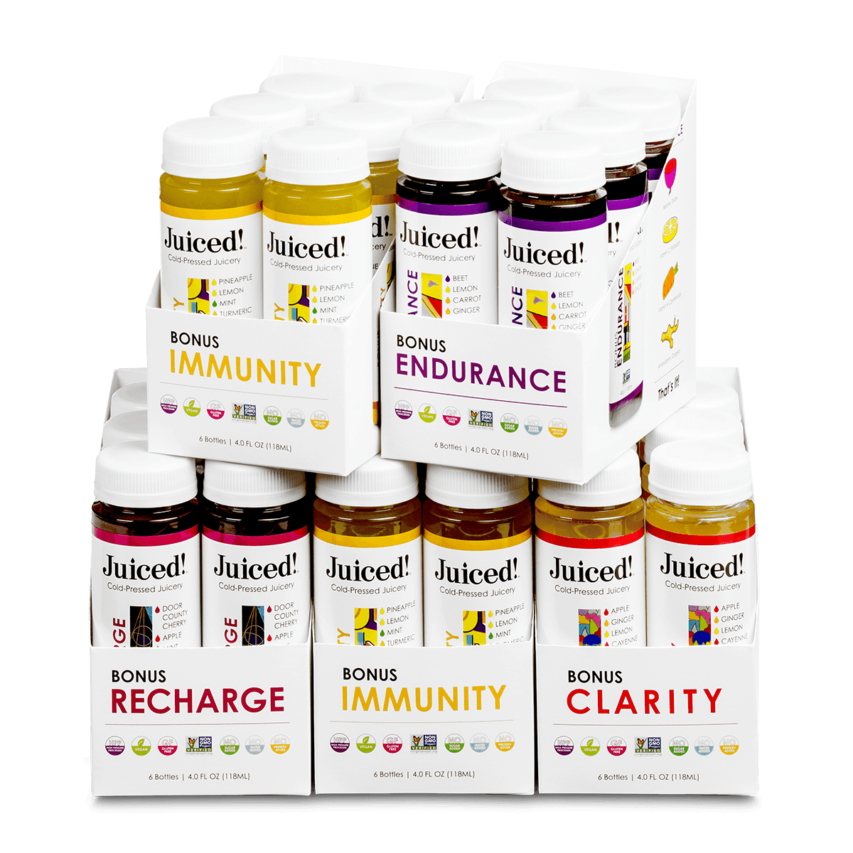 30-Pack Bundle – Juiced! Cold-Pressed Juicery